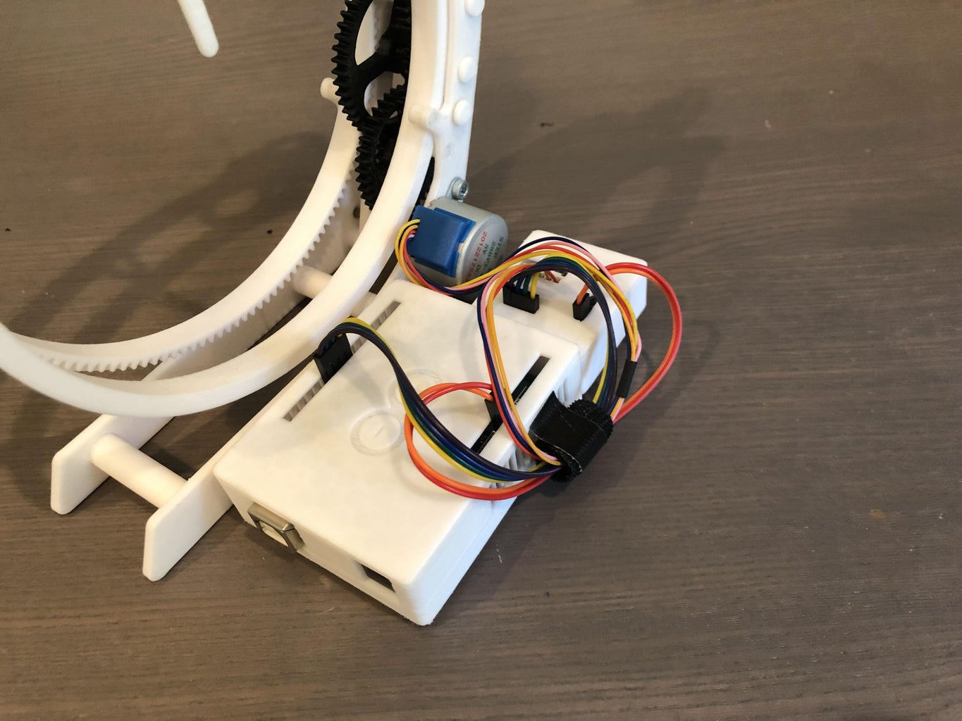 3d Printed Holo Clock With Arduino 13 Steps With Pictures Instructables