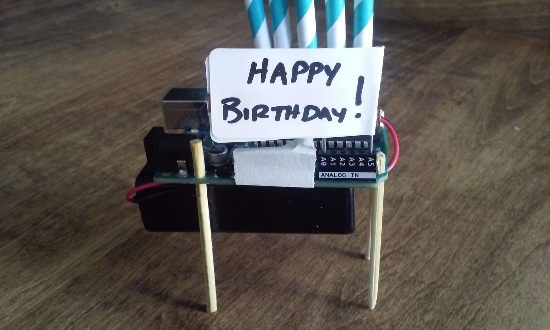 Arduino Birthday Cake Topper : 5 Steps (with Pictures) - Instructables
