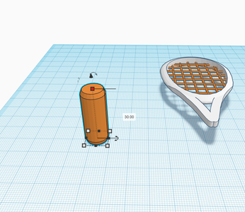 How to Make a Tennis Racket on Tinkercad (Instructable) : 18 Steps ...