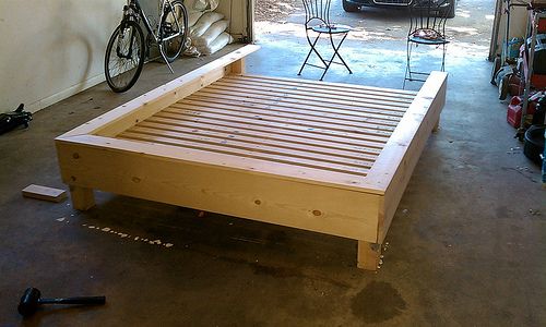 DIY Platform Bed With Floating Nightstands : 9 Steps (with Pictures ...