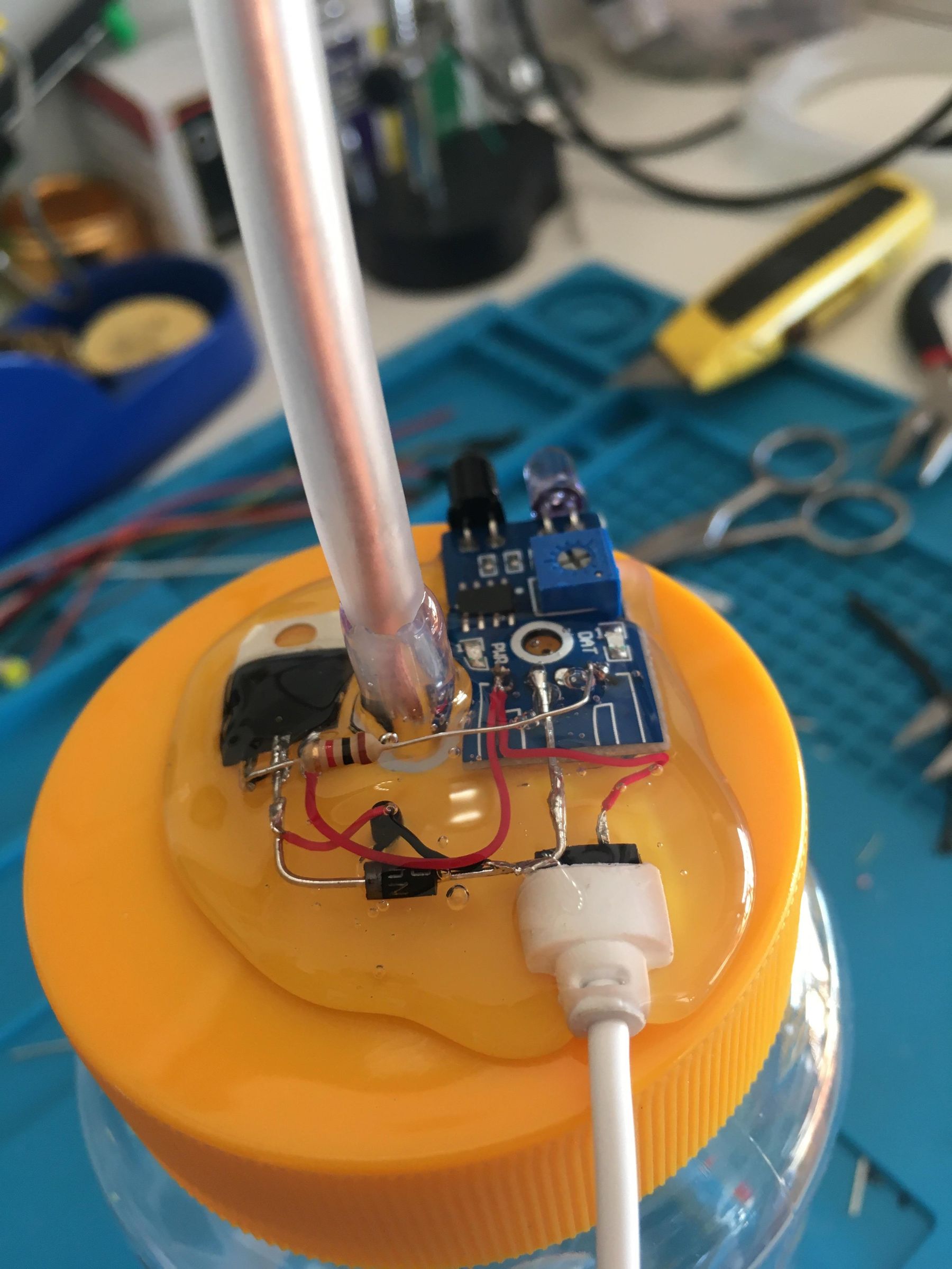 DIY Automatic Alcohol Dispenser (No Arduino Needed) : 18 Steps (with ...