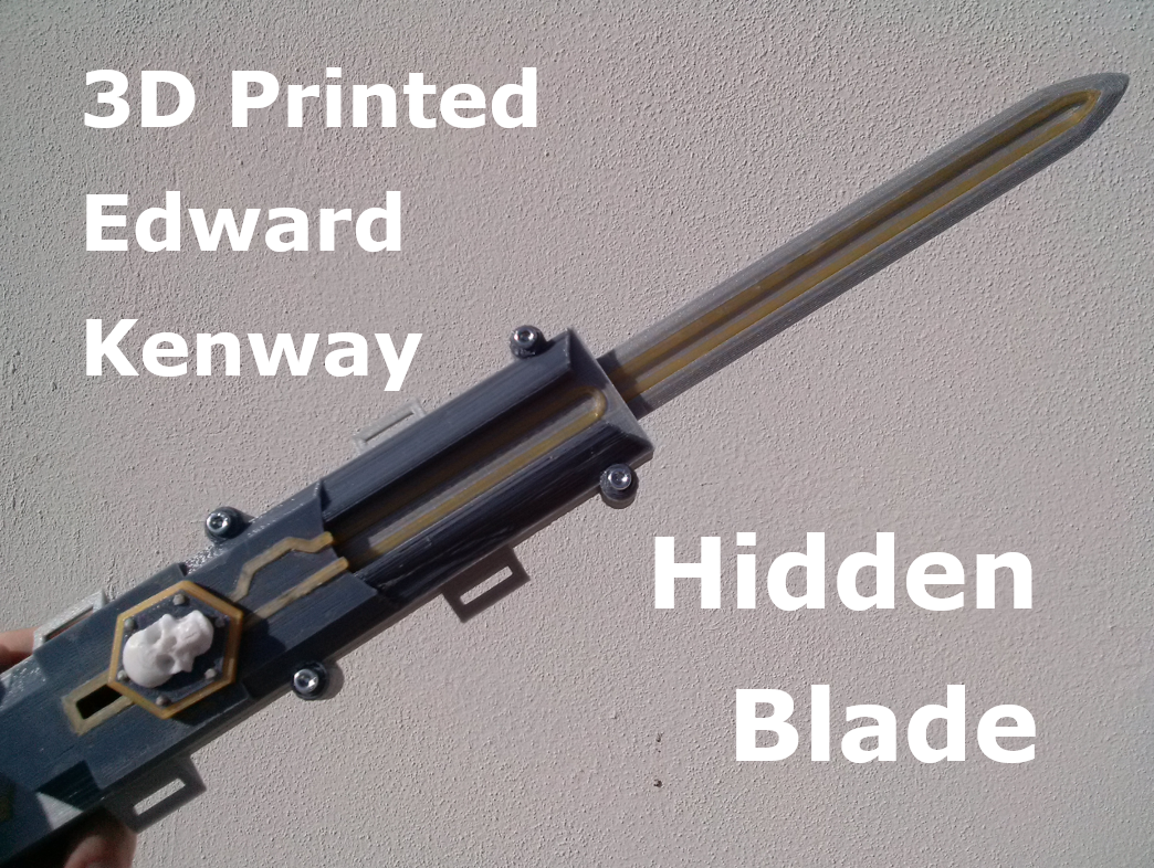 3D Printed Edward Inspired Hidden Blade : 15 Steps (with Pictures ...
