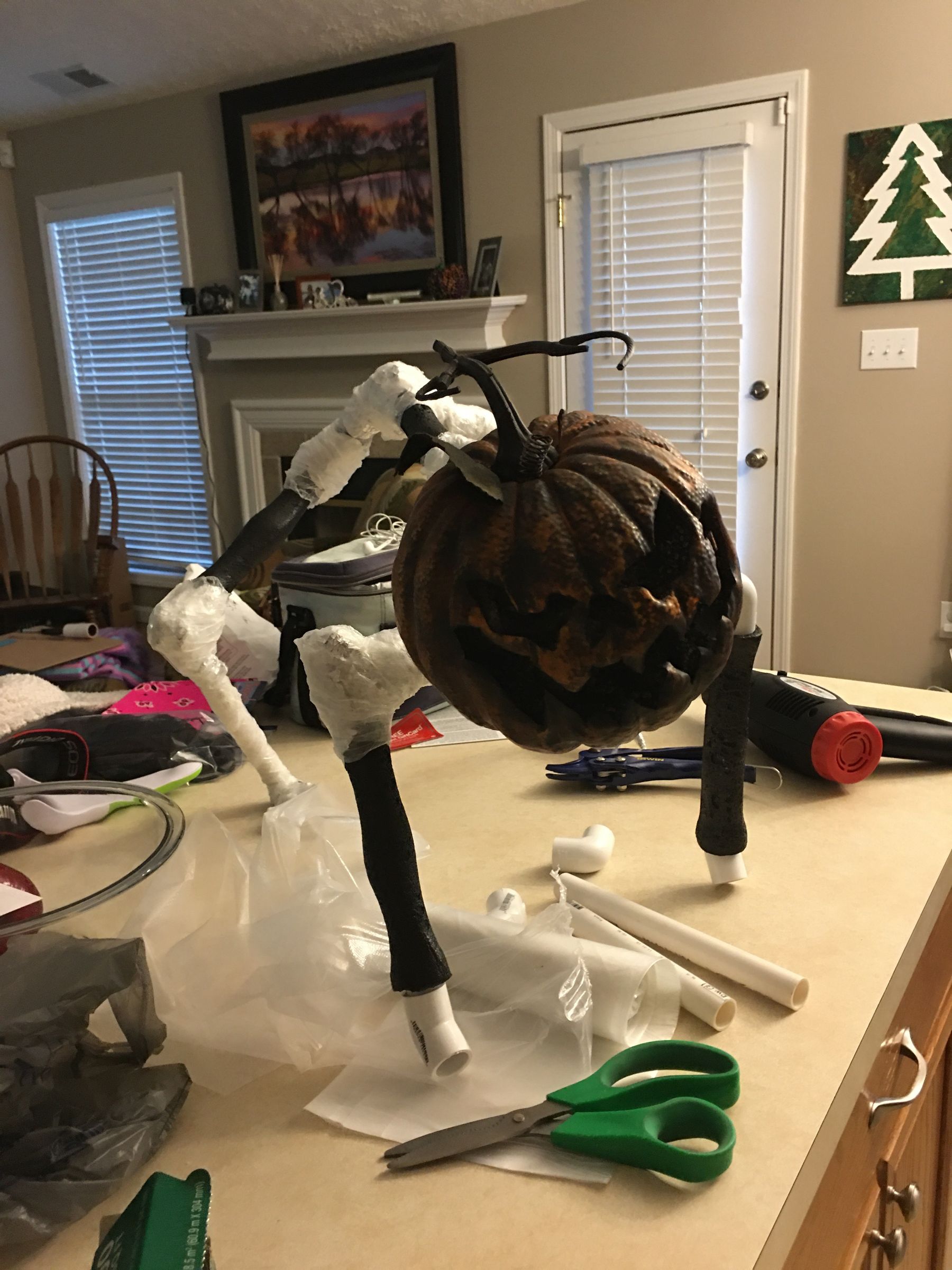 Halloween Pumpkin Creeper : 5 Steps (with Pictures) - Instructables