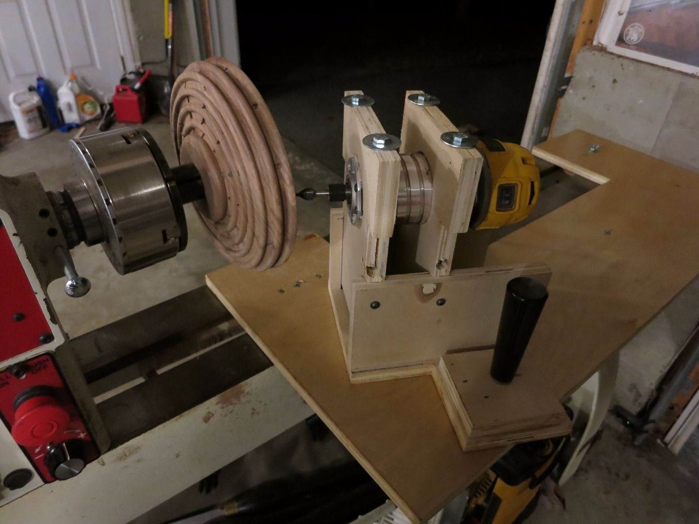 Router Fluting Jig for Wood Lathe : 5 Steps (with Pictures) - Instructables