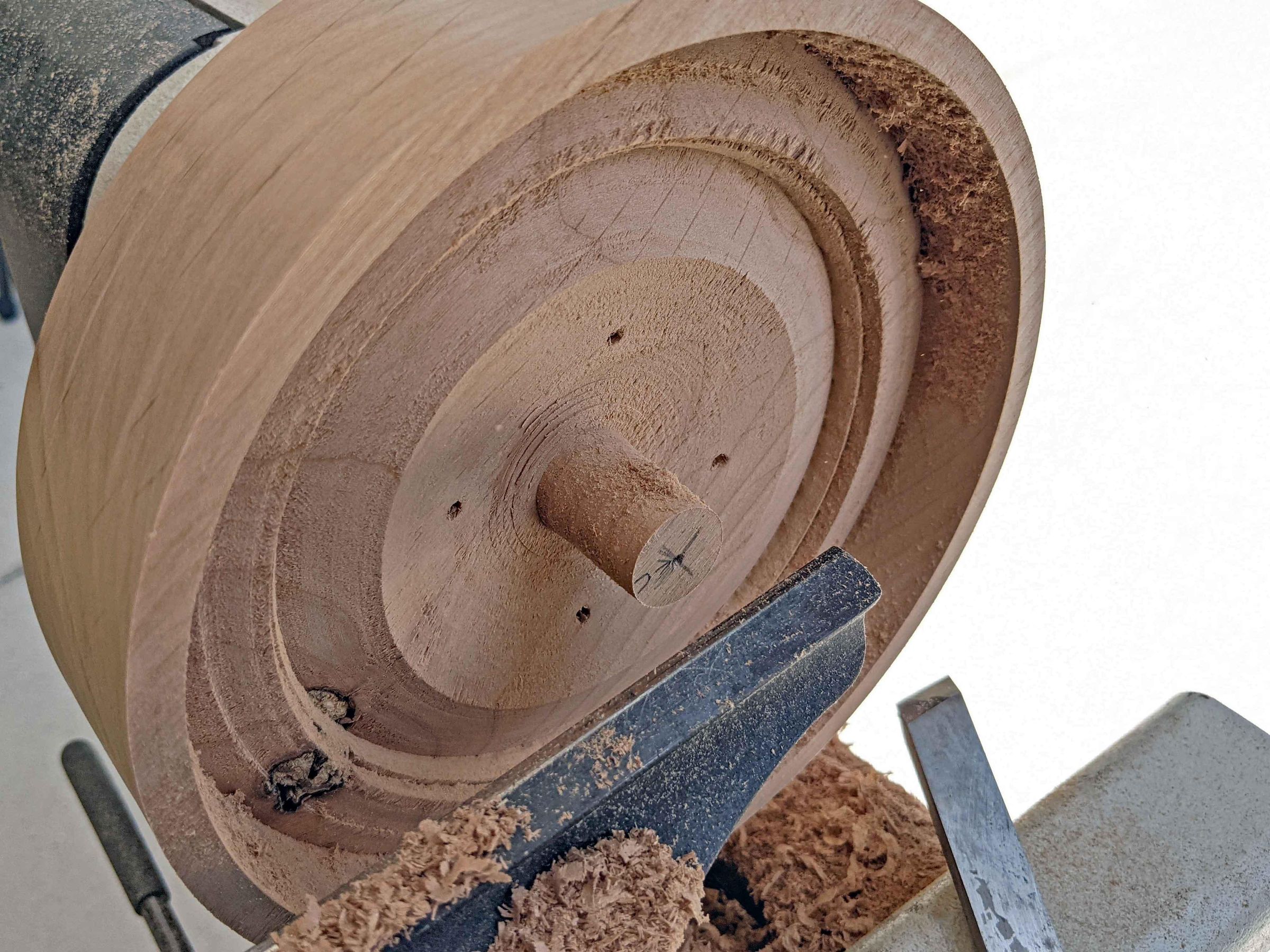 Solid Wood Turned Clock [Working!] : 25 Steps (with Pictures ...