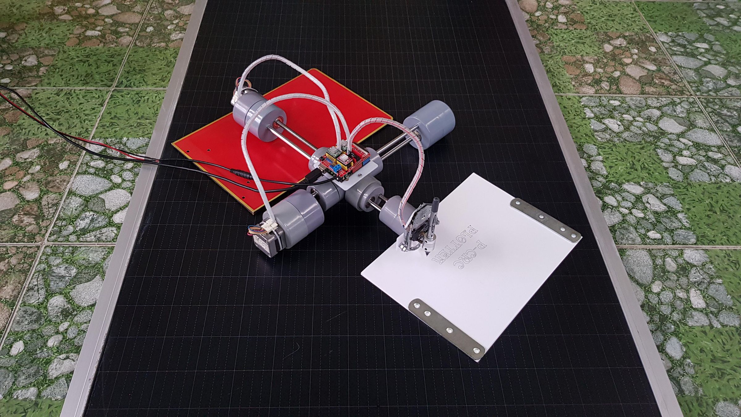 P-CNC Plotter Disguised As a Quadruped Robot : 13 Steps (with Pictures ...