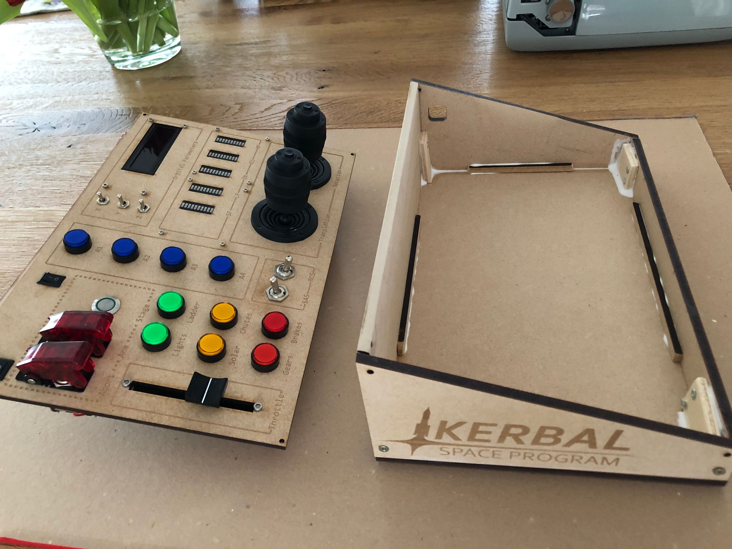 KerbalController: a Custom Control Panel for Rocket Game Kerbal Space ...
