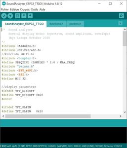 Portable Sound Analyzer on ESP32 : 6 Steps - Instructables