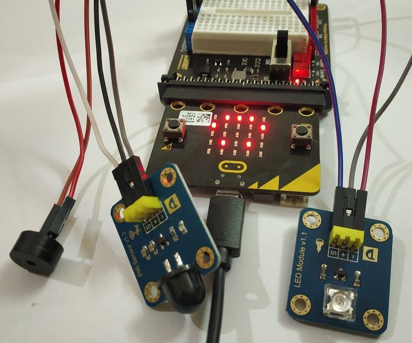 Motion Detector Alarm Using Micro:bit : 6 Steps - Instructables