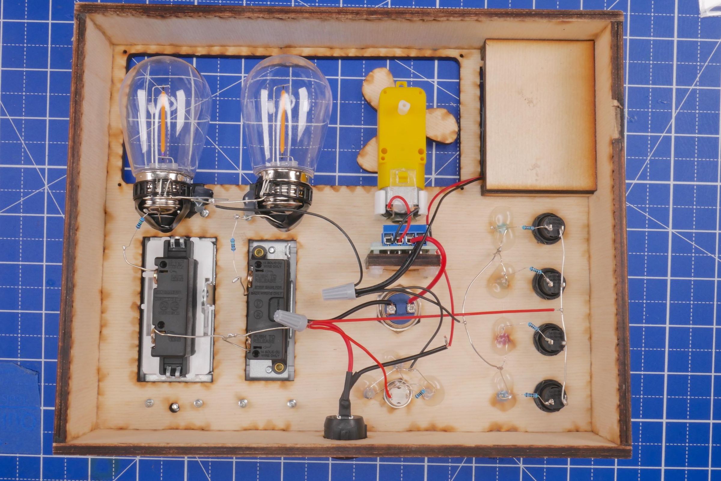 Busy Button Box - Montessori-style Electronic Board Toy for Toddlers ...