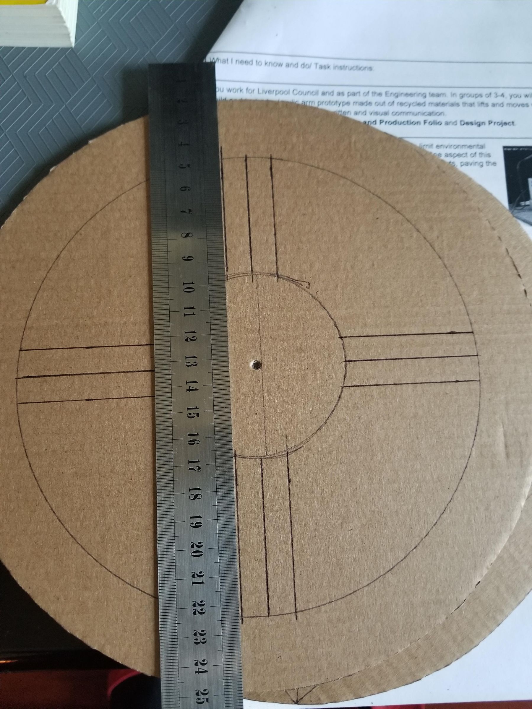 Cardboard Ferris Wheel - Learning From Home Project : 21 Steps (with ...