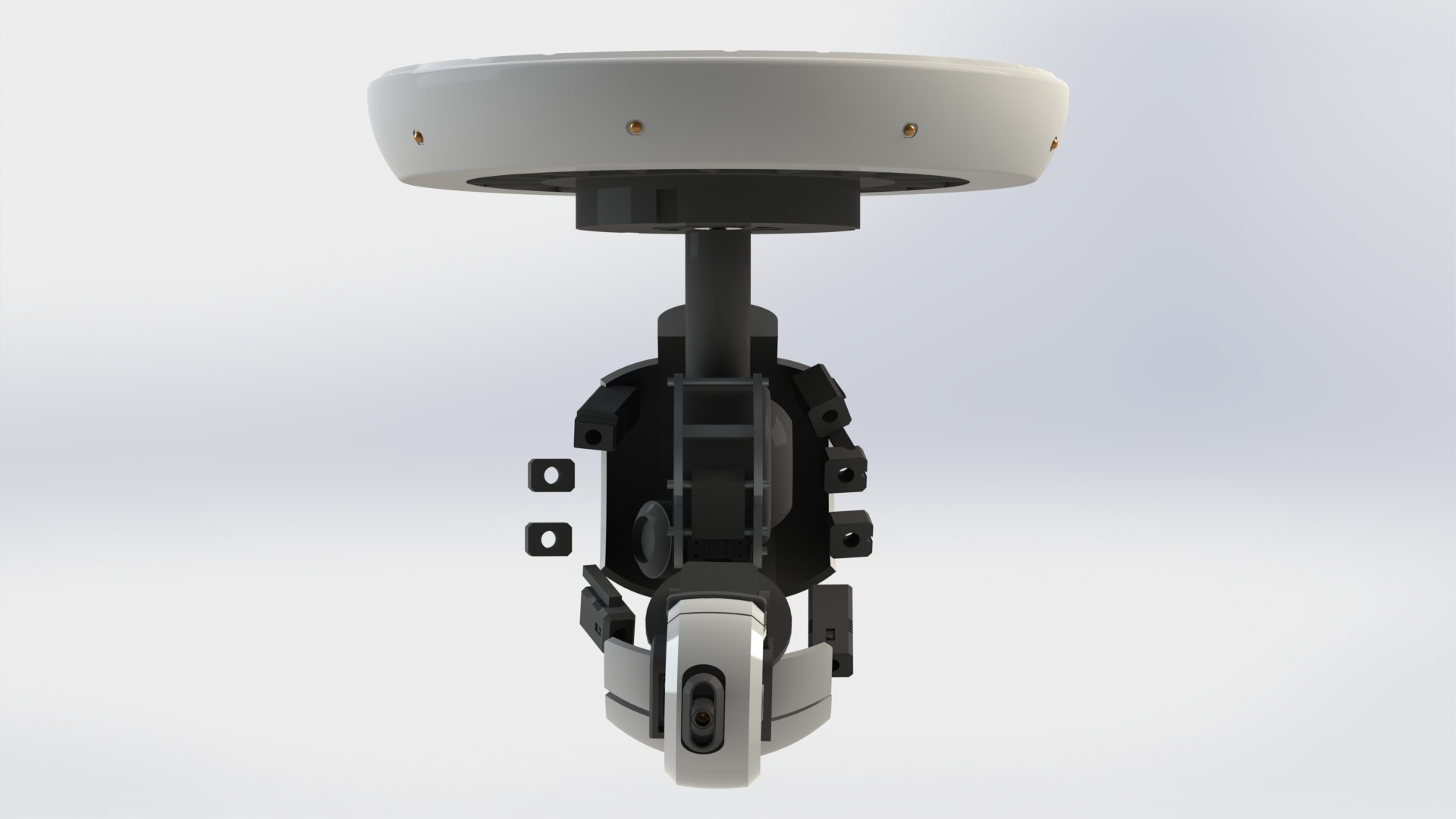 A Fully 3D Printable GlaDOS Robotic Ceiling Arm Lamp : 11 Steps (with ...