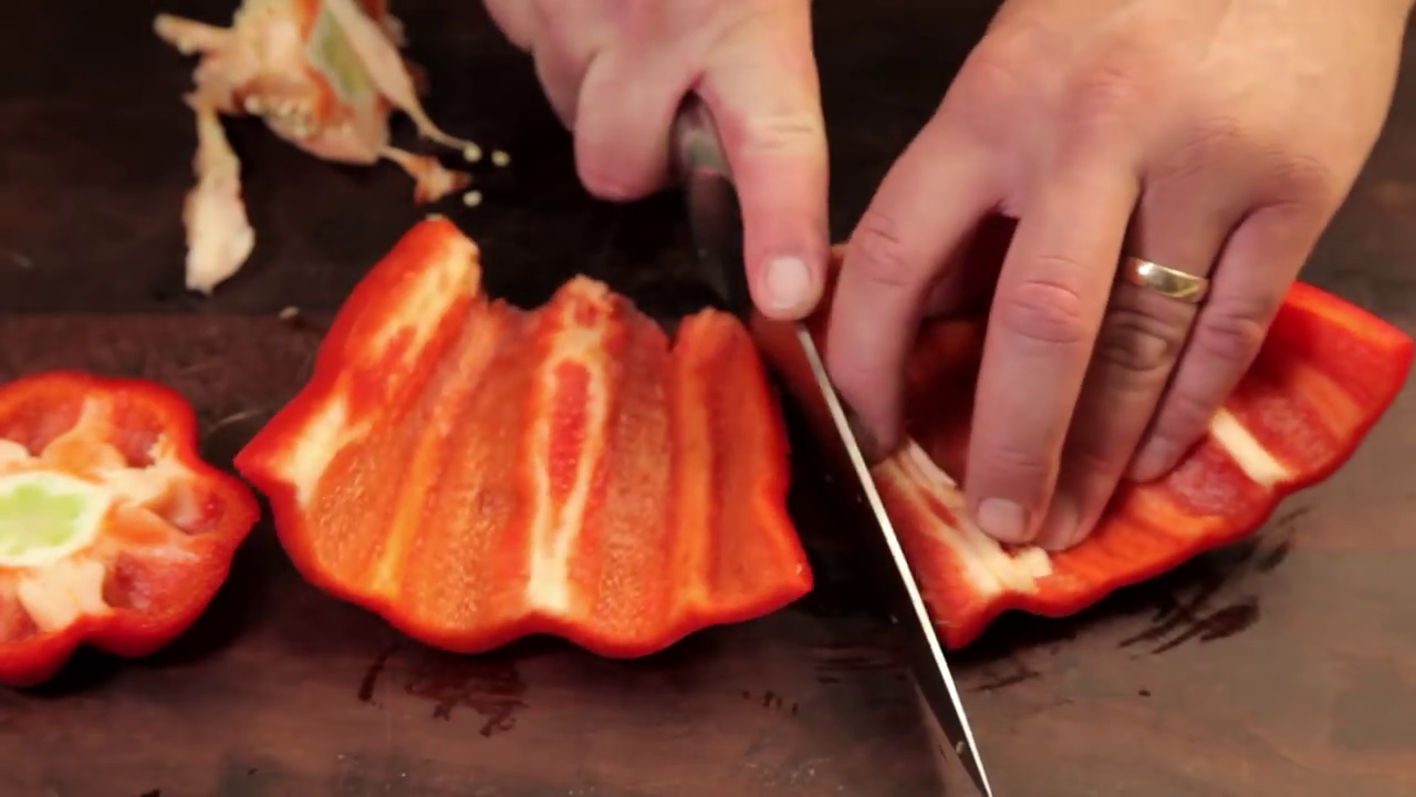 Fastest Way to Cut a Bell Pepper : 5 Steps (with Pictures) - Instructables