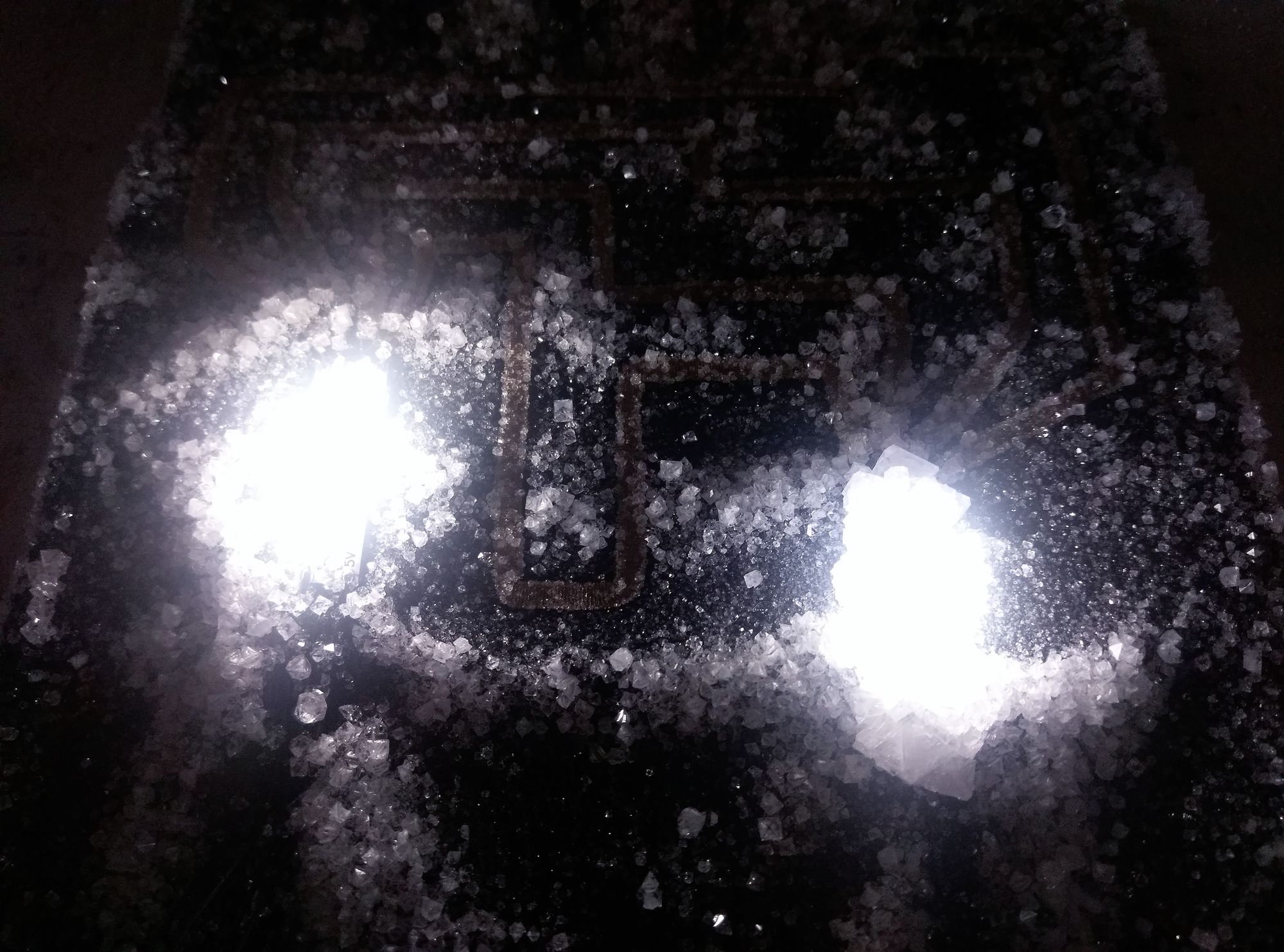 Growing Crystals on LEDs and ETextiles : 6 Steps (with Pictures ...