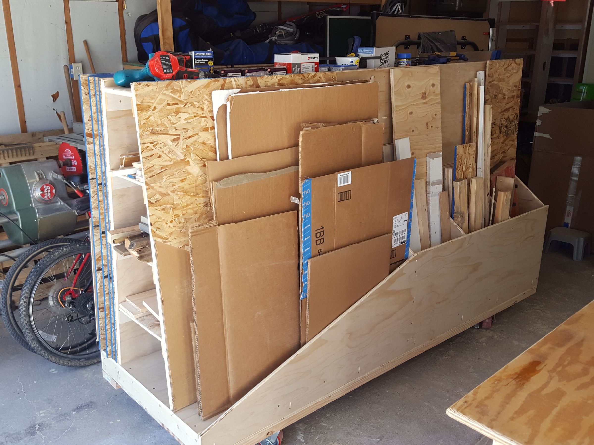 Wood Storage Cart - Redux : 9 Steps (with Pictures) - Instructables