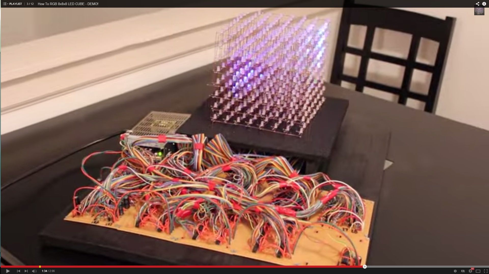 8X8X8 3D RGB LED Cube : 18 Steps (with Pictures) - Instructables