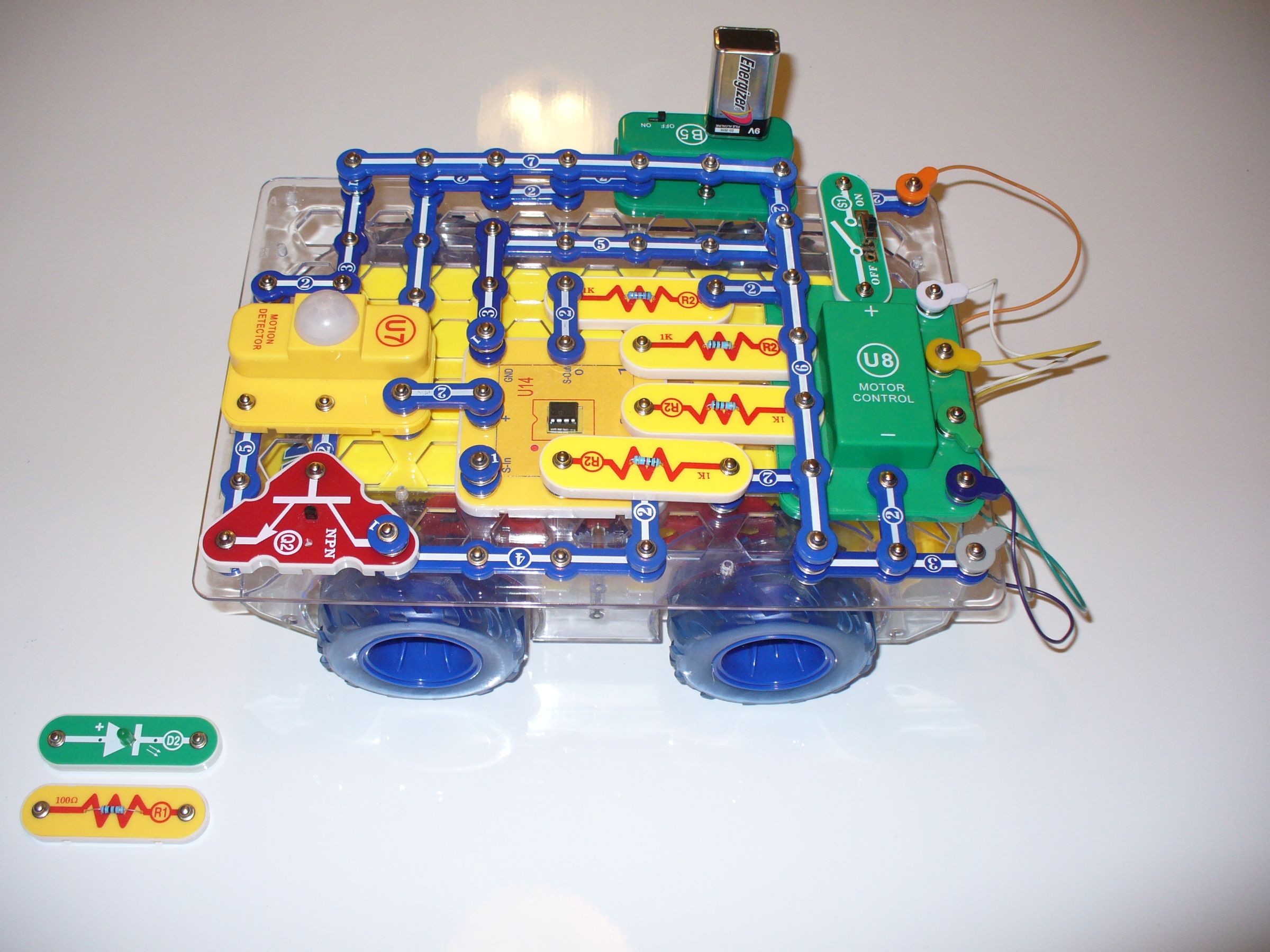 Hack the Snap Circuits Rover : 7 Steps (with Pictures) - Instructables