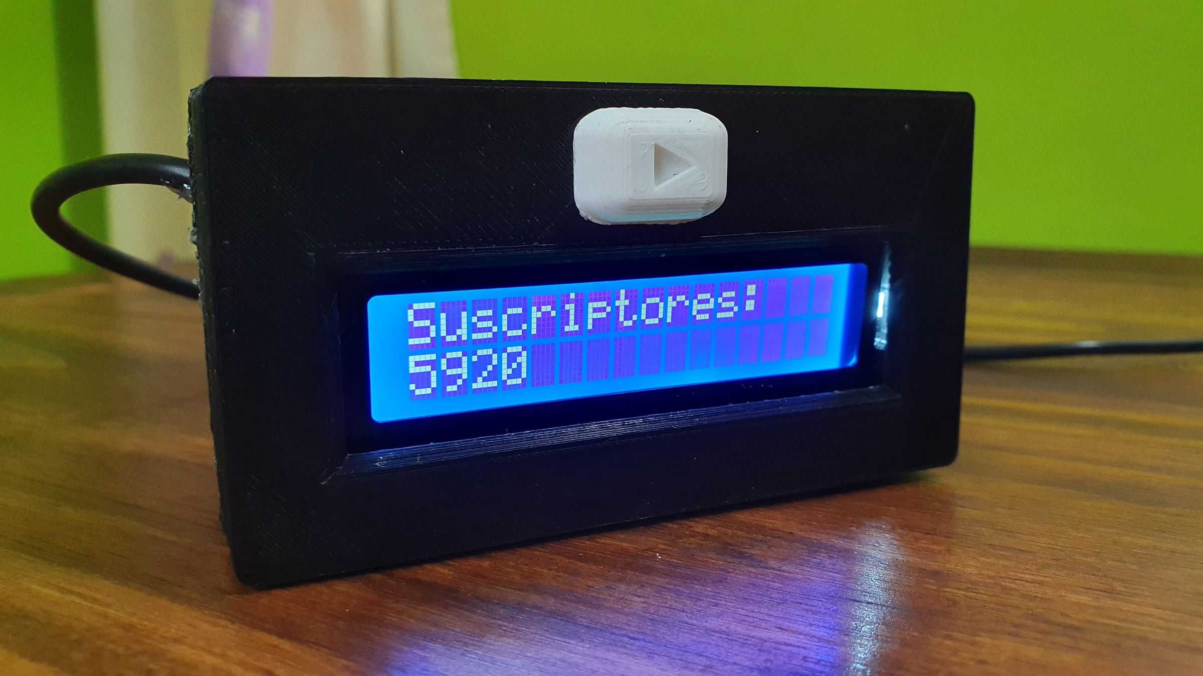 The Youtube Subscriber Counter : 7 Steps (with Pictures) - Instructables