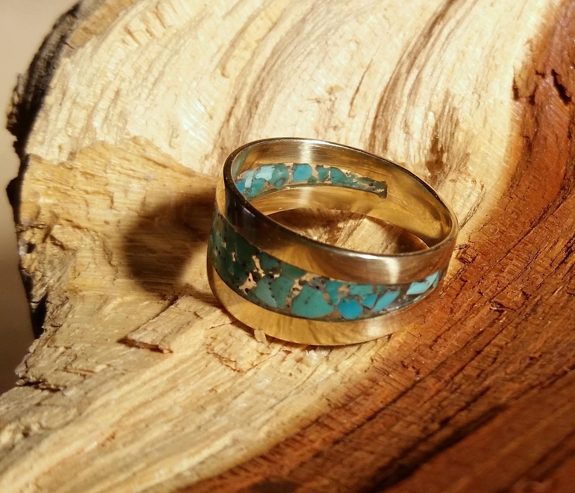 Hand-Forged Ring With CA Glue Inlay : 9 Steps (with Pictures ...
