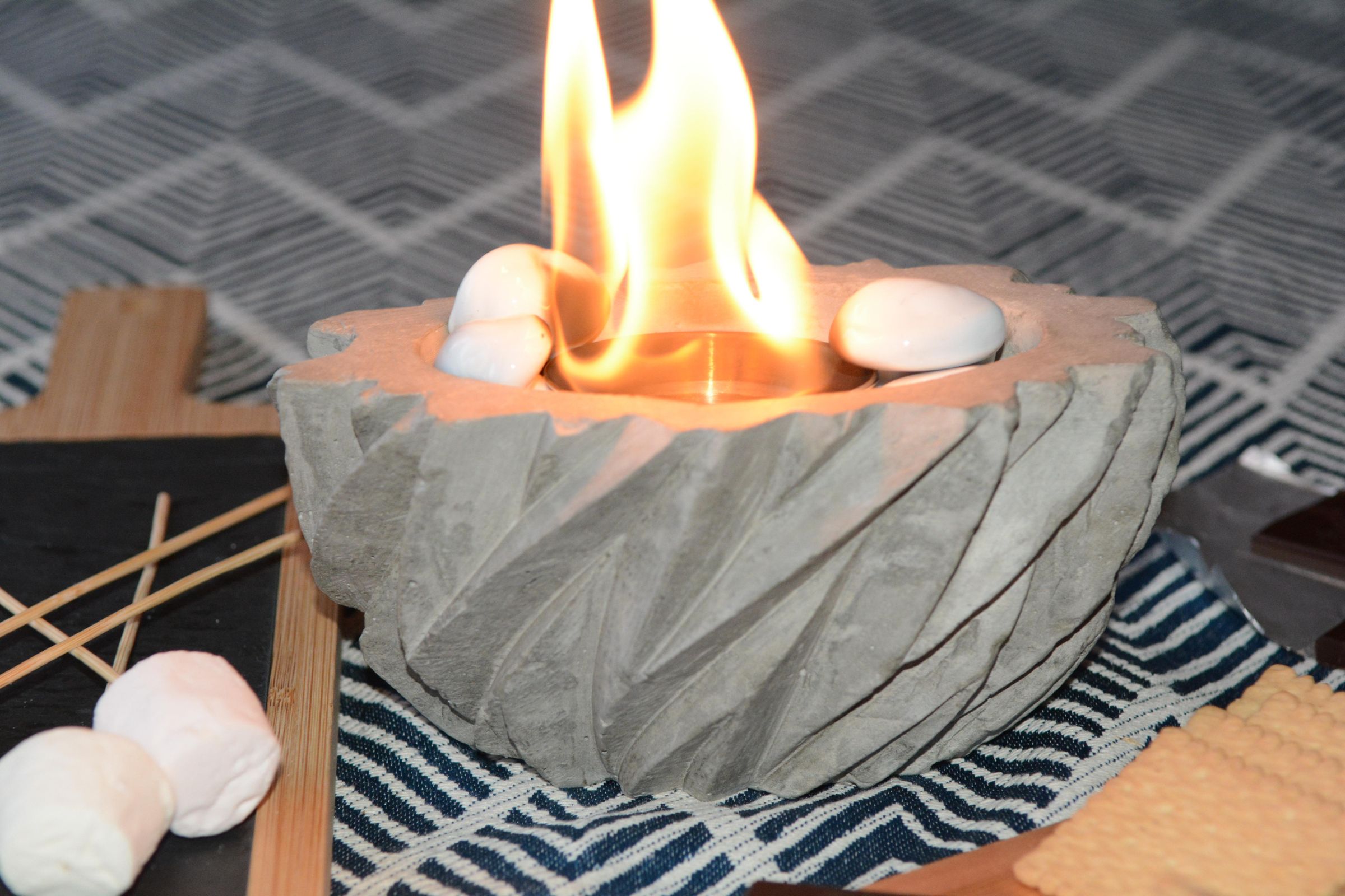 Mini Indoor Fire Pit for S'mores : 7 Steps (with Pictures) - Instructables