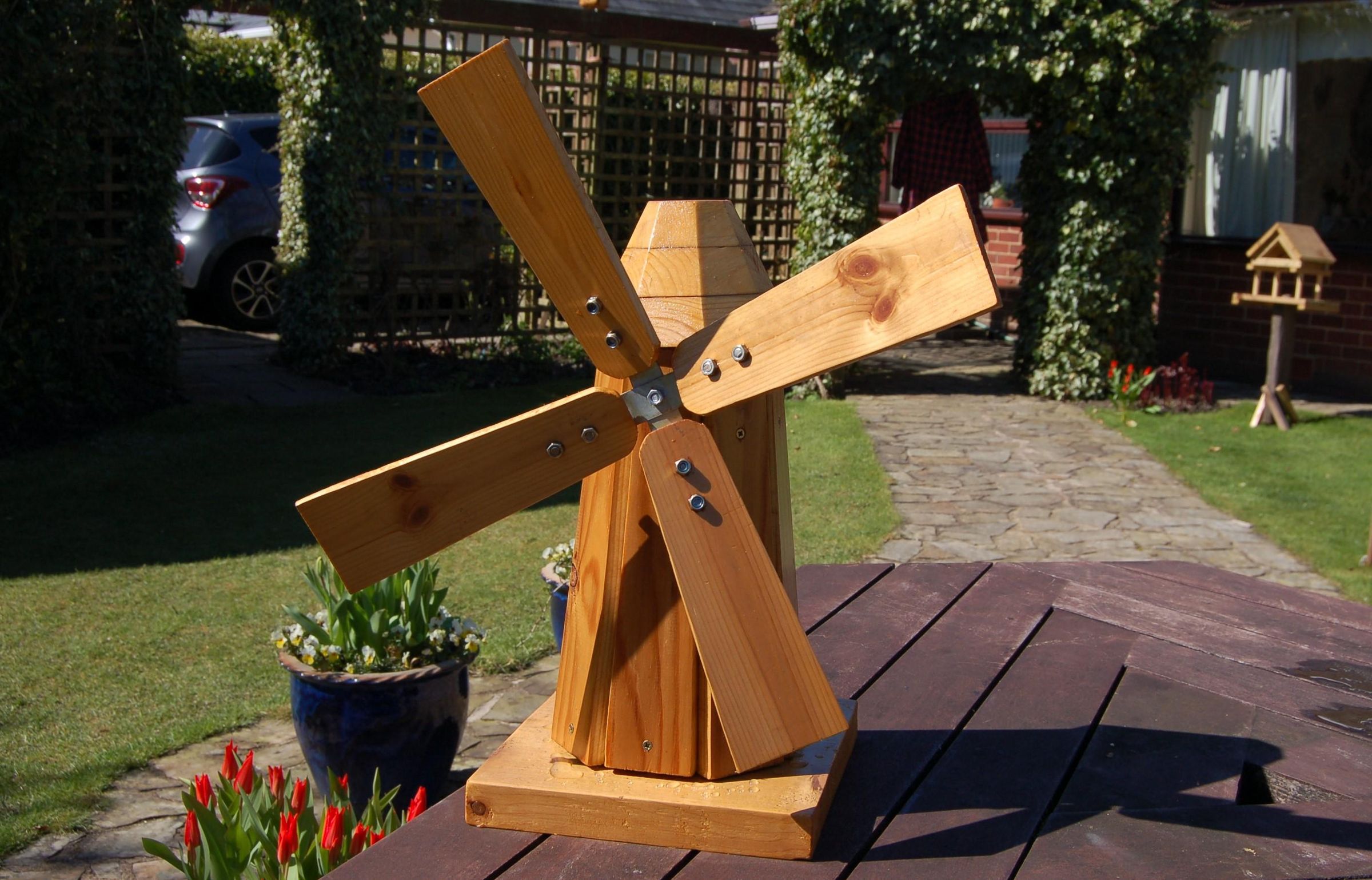 Build Your Own Garden Windmill Kit - Garden Design Ideas