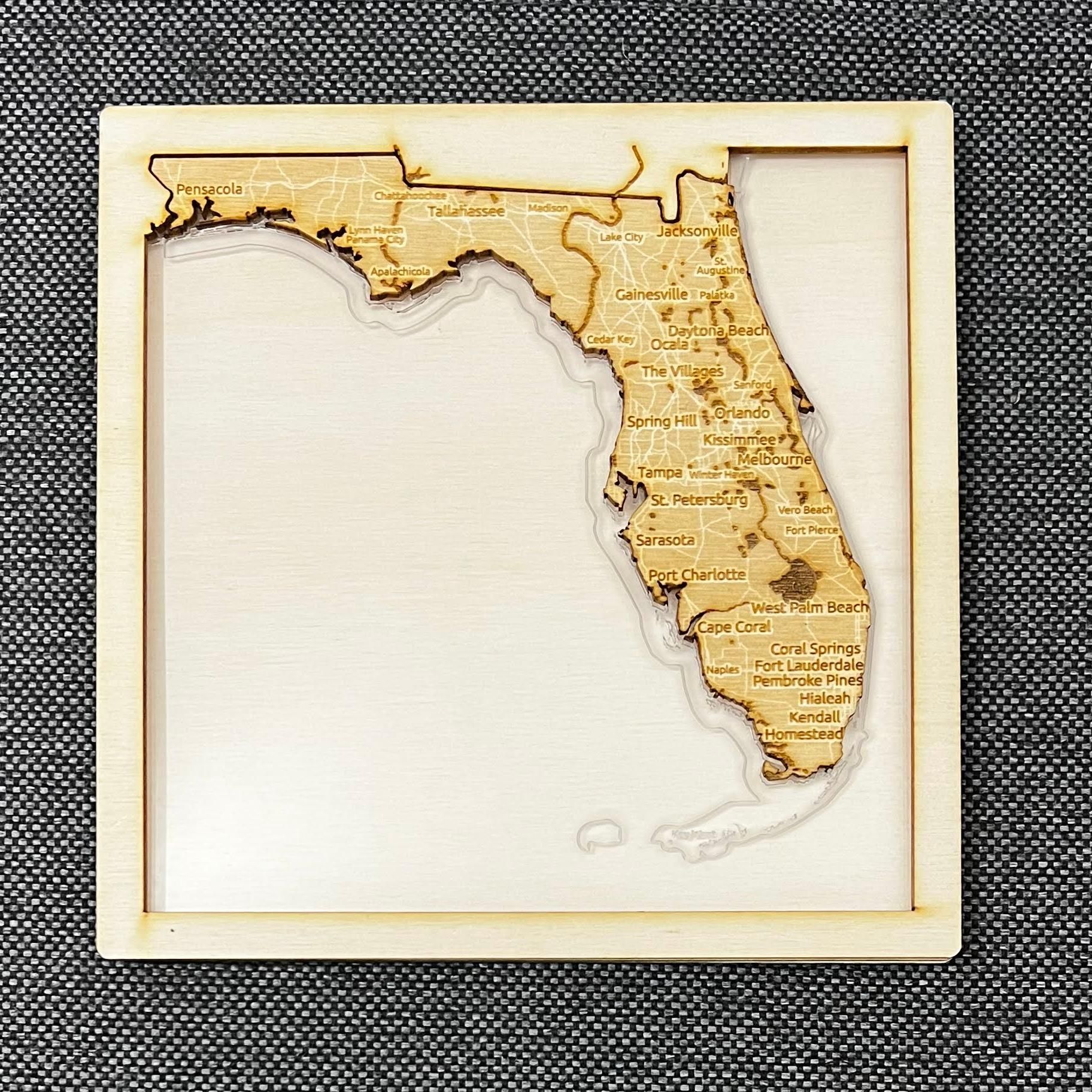 Laser Cut 3D Map of a State : 3 Steps (with Pictures) - Instructables