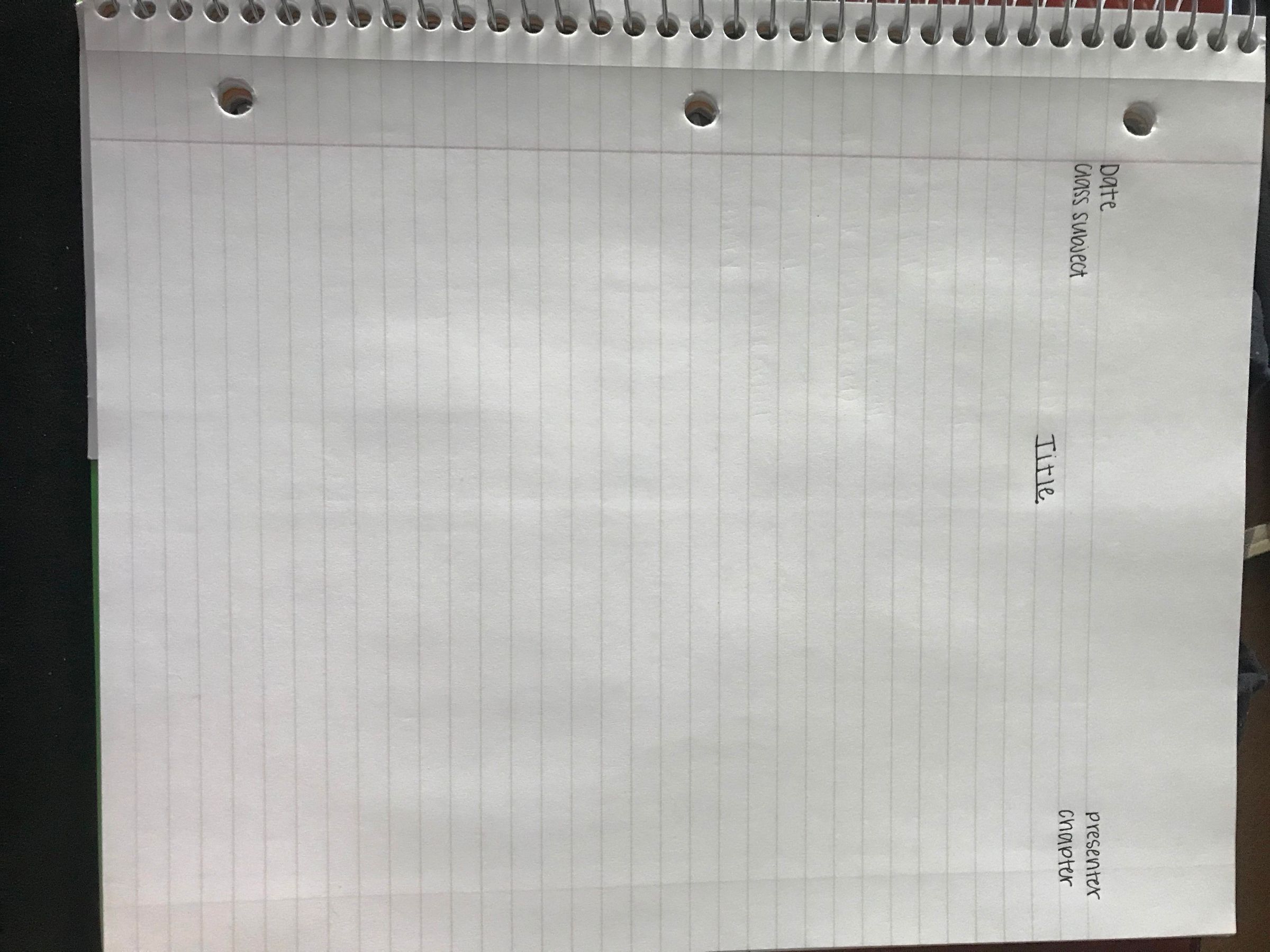 HOW TO TAKE EFFECTIVE OUTLINE NOTES : 10 Steps - Instructables