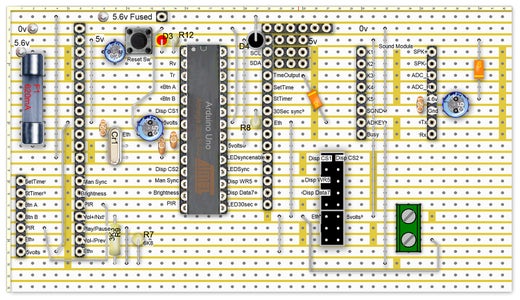 Arduino Pong Clock With Temperature And Timer 16 Steps With Pictures Instructables