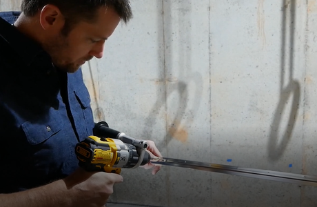 Cement Wall Gym Mirror Installation (Two J-Channel Method) : 10 Steps ...