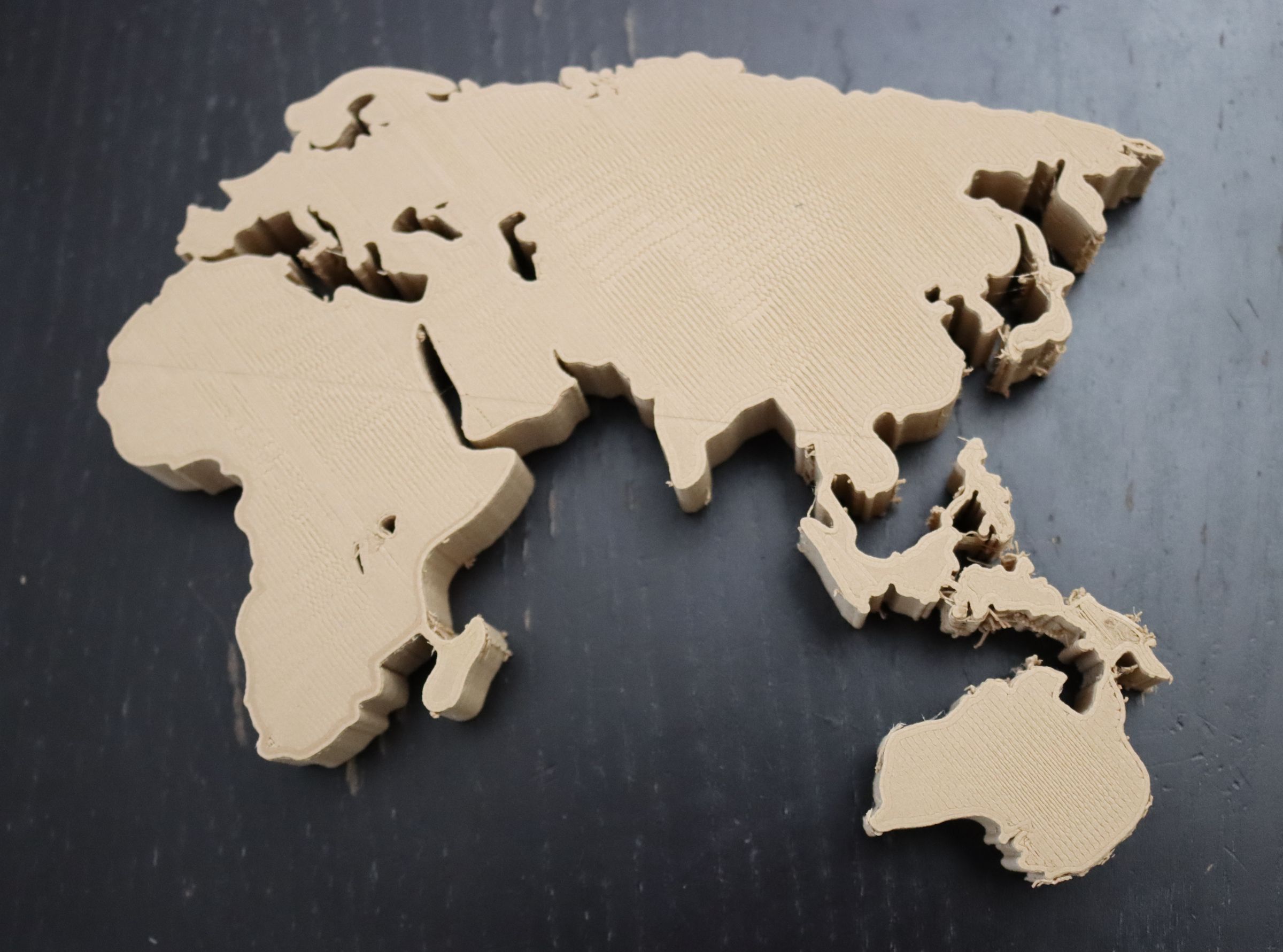 3D Printed World Map Wall Art (Made in Fusion 360) : 19 Steps (with ...