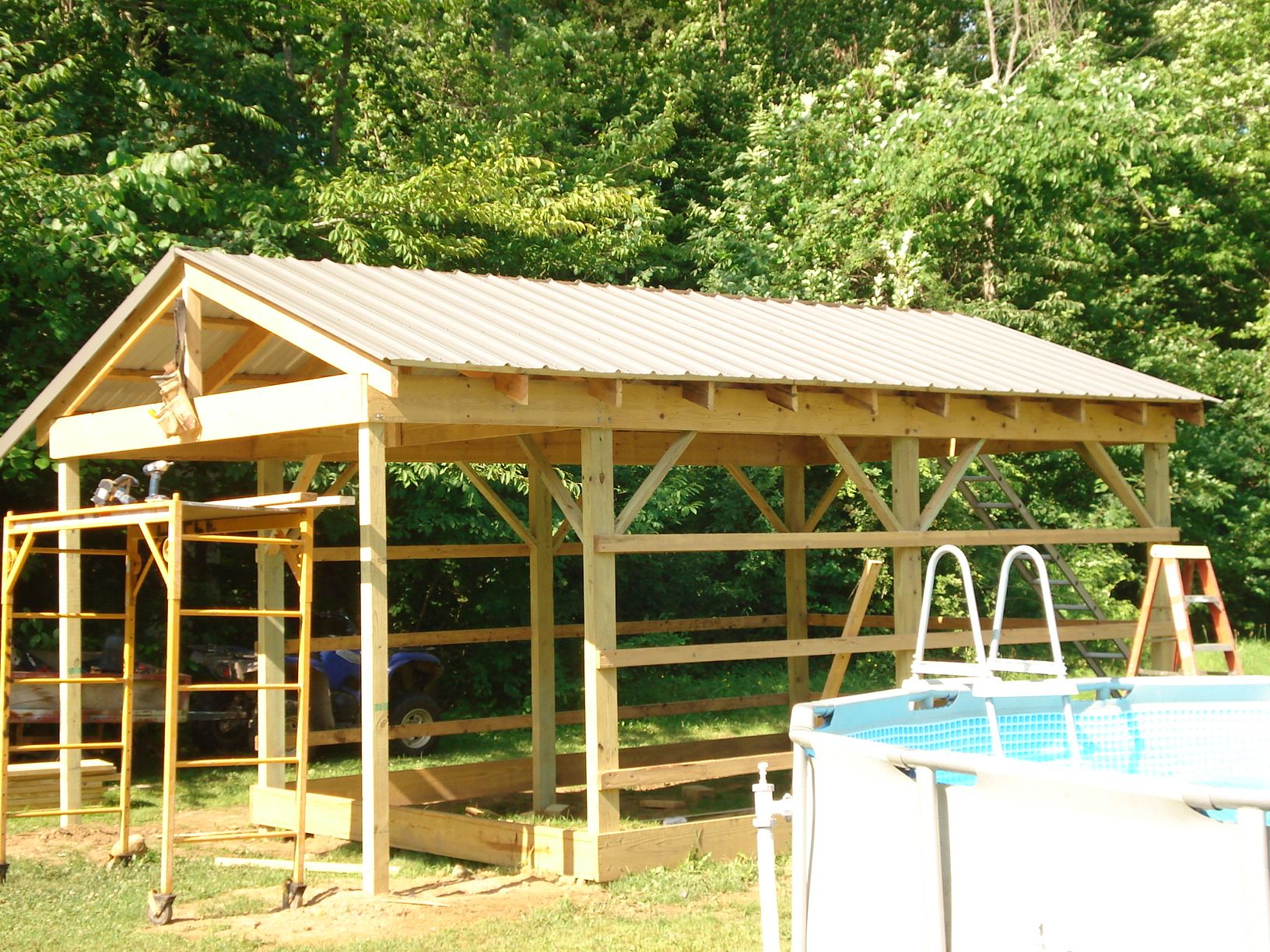 How to Build a 12x20 Cabin on a Budget : 15 Steps (with Pictures ...