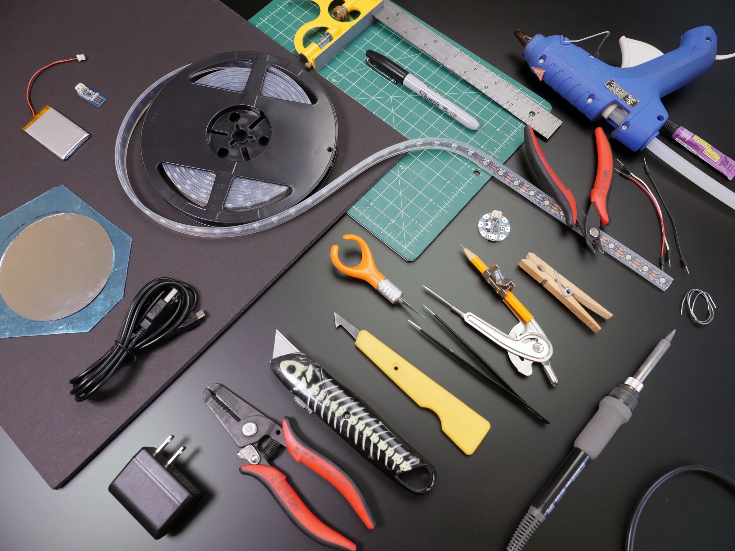 Easy Infinity Mirror With Arduino Gemma & NeoPixels : 8 Steps (with ...