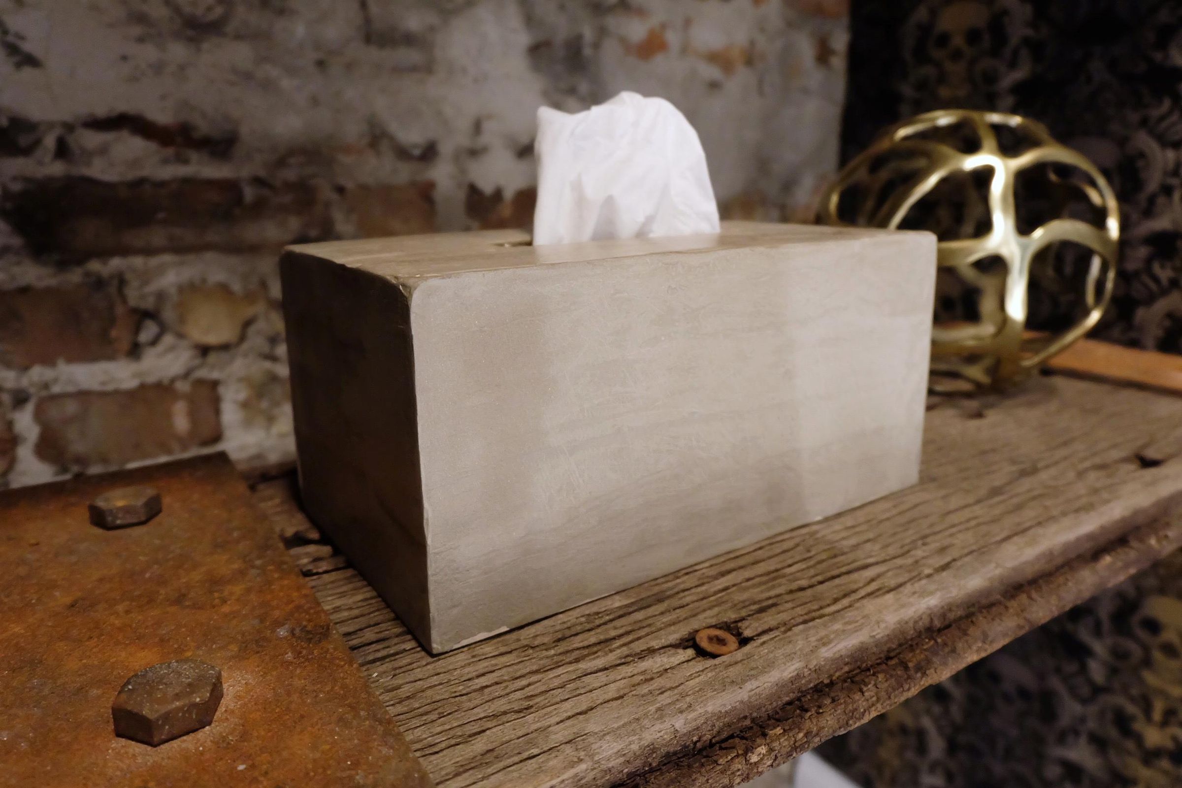 Easy Concrete Tissue Box Cover : 7 Steps (with Pictures) - Instructables