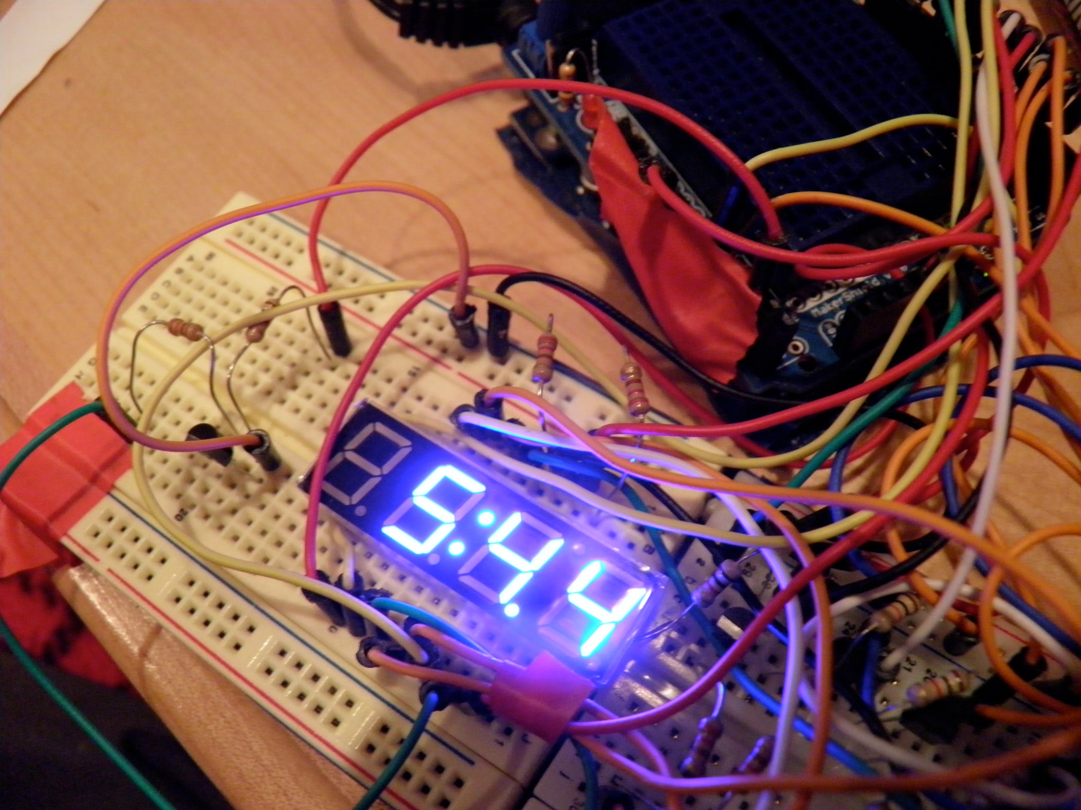 Timeduino 7 Segment Arduino Clock No Shift Registers Needed 14