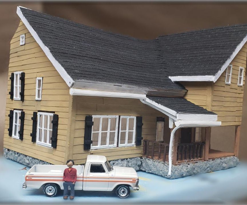 Scale Model House Smaller Than a Sheet of Paper : 10 Steps (with ...