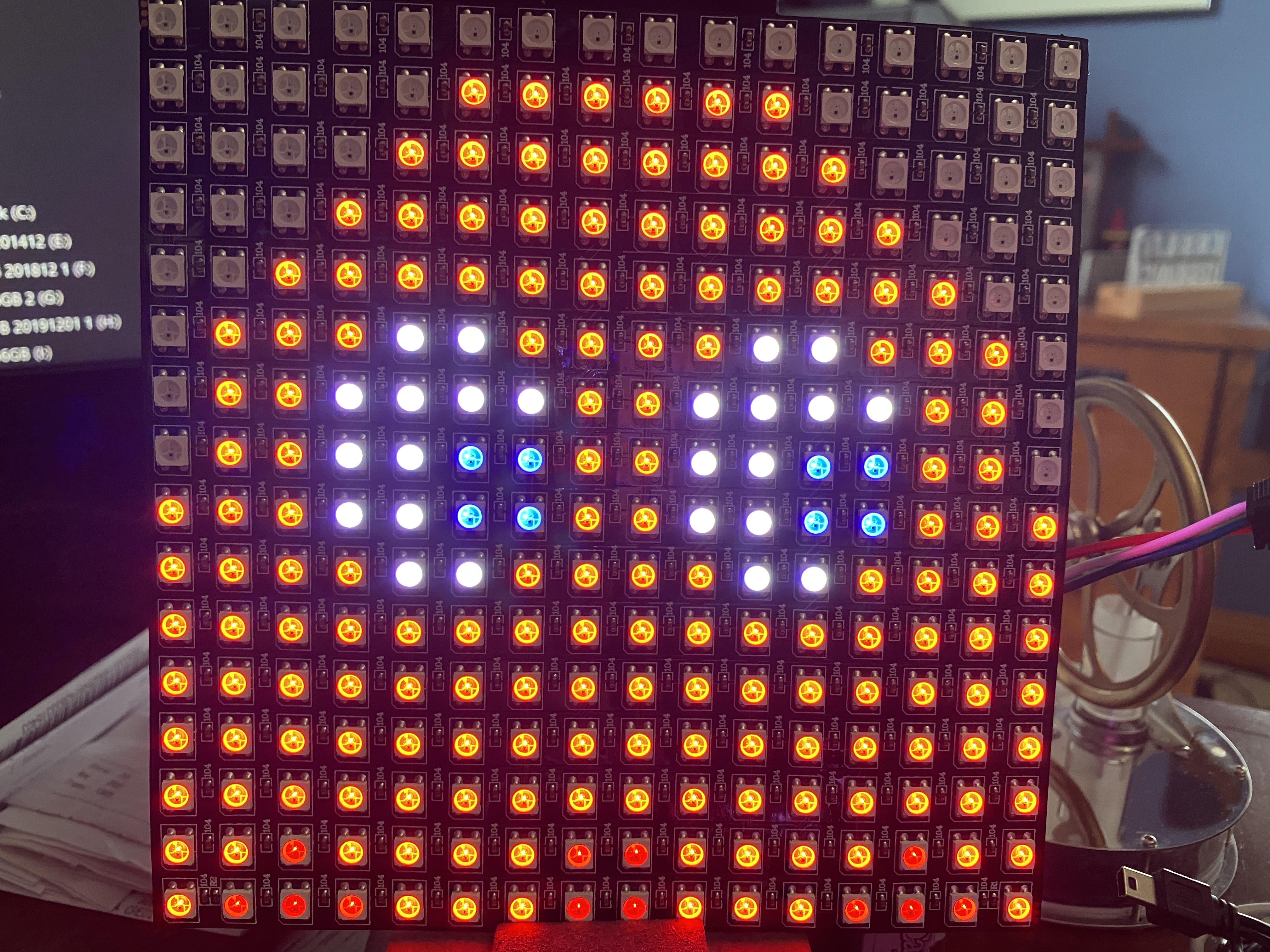 16x16 RGB LED Panel Arduino Projects : 5 Steps (with Pictures ...