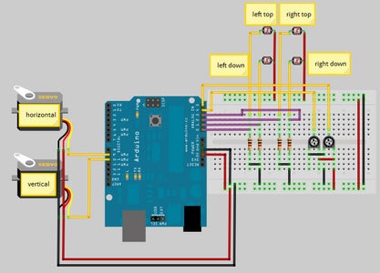 Arduino Solar Tracker : 5 Steps (with Pictures) - Instructables