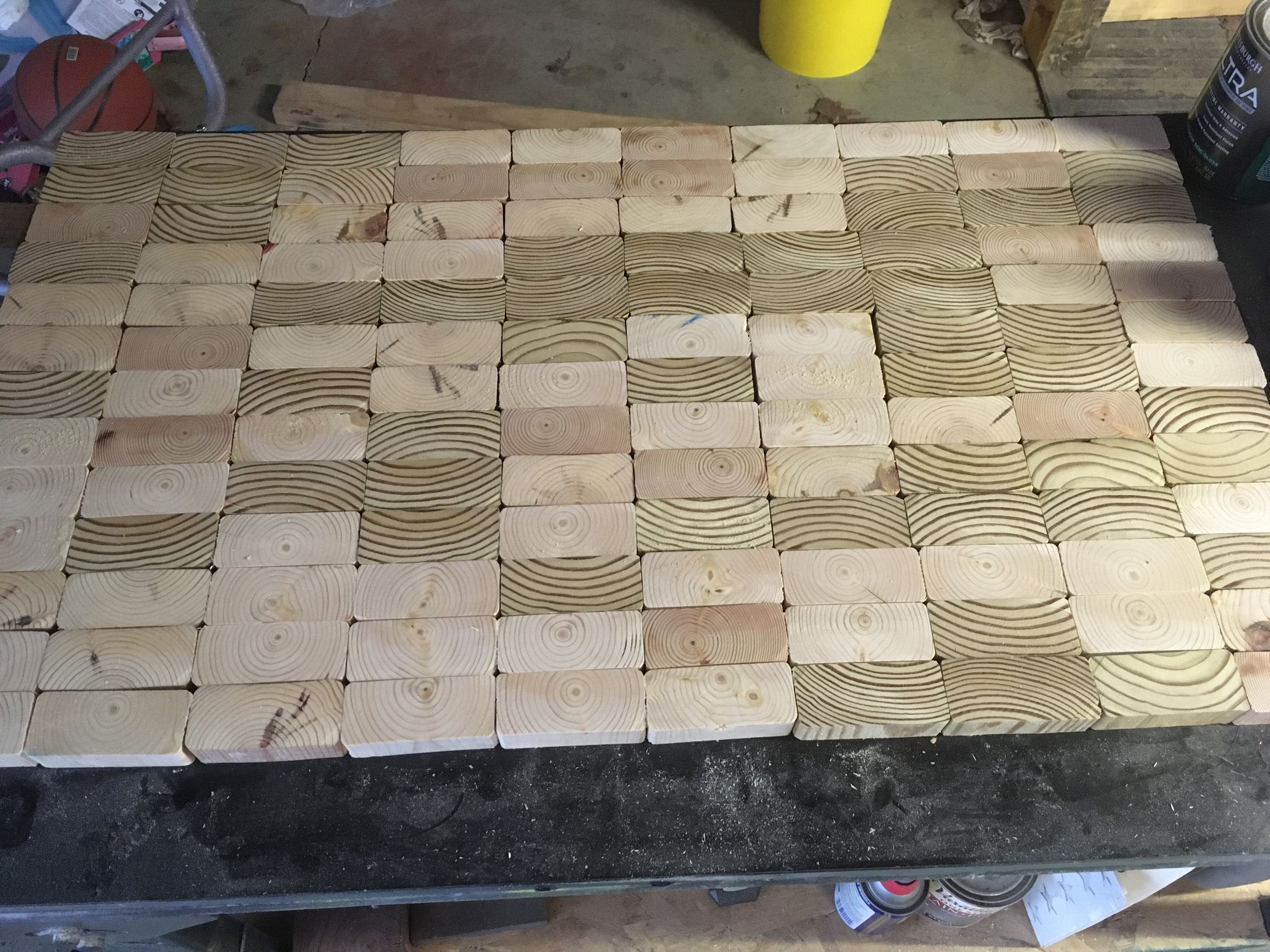 Easy - Scrap 2x4 End Grain Flag : 12 Steps (with Pictures) - Instructables