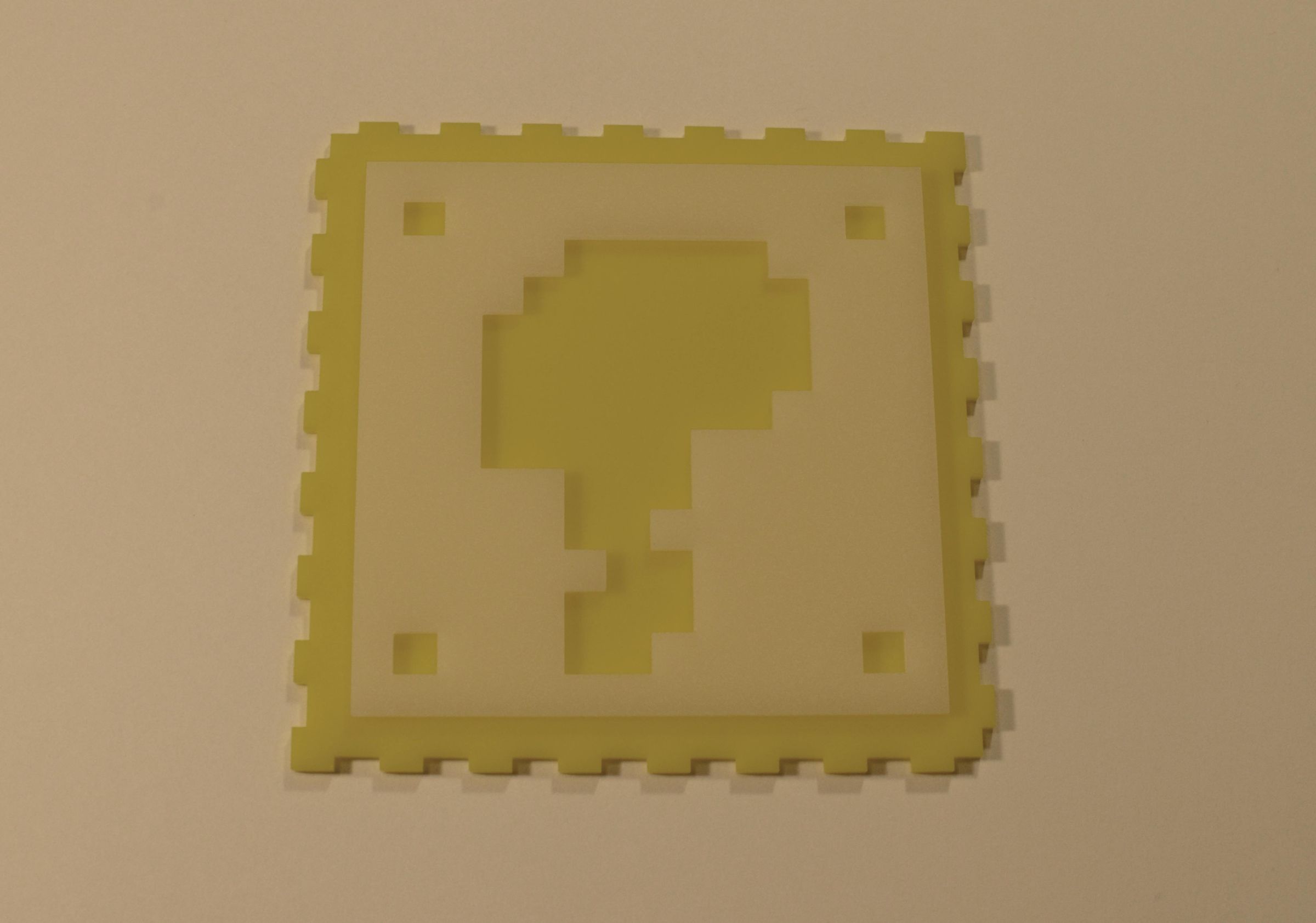 Assemble a Super Mario Brothers Coin Block Lamp : 15 Steps (with ...