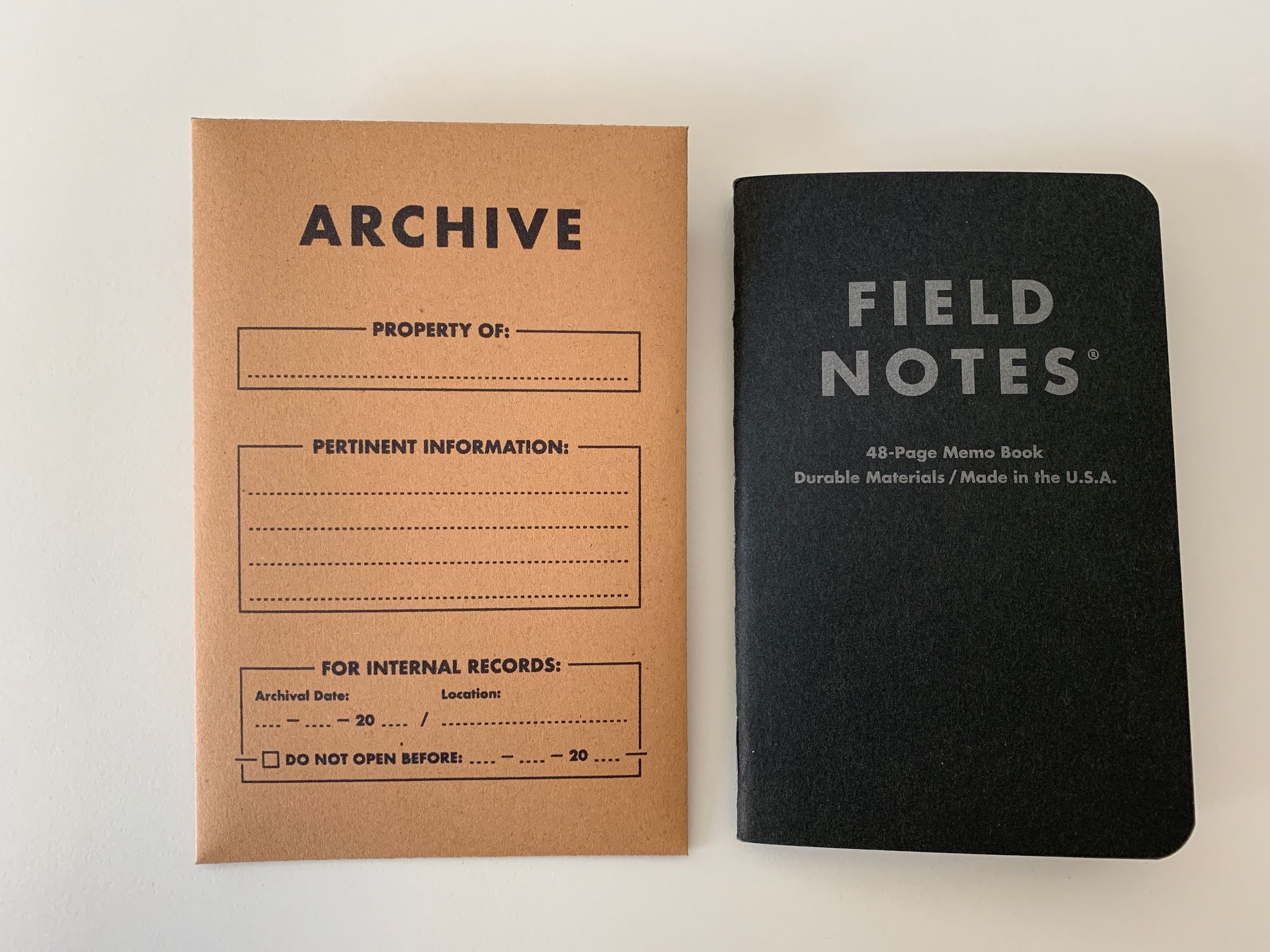 Field Notes Archival Envelopes : 7 Steps (with Pictures) - Instructables