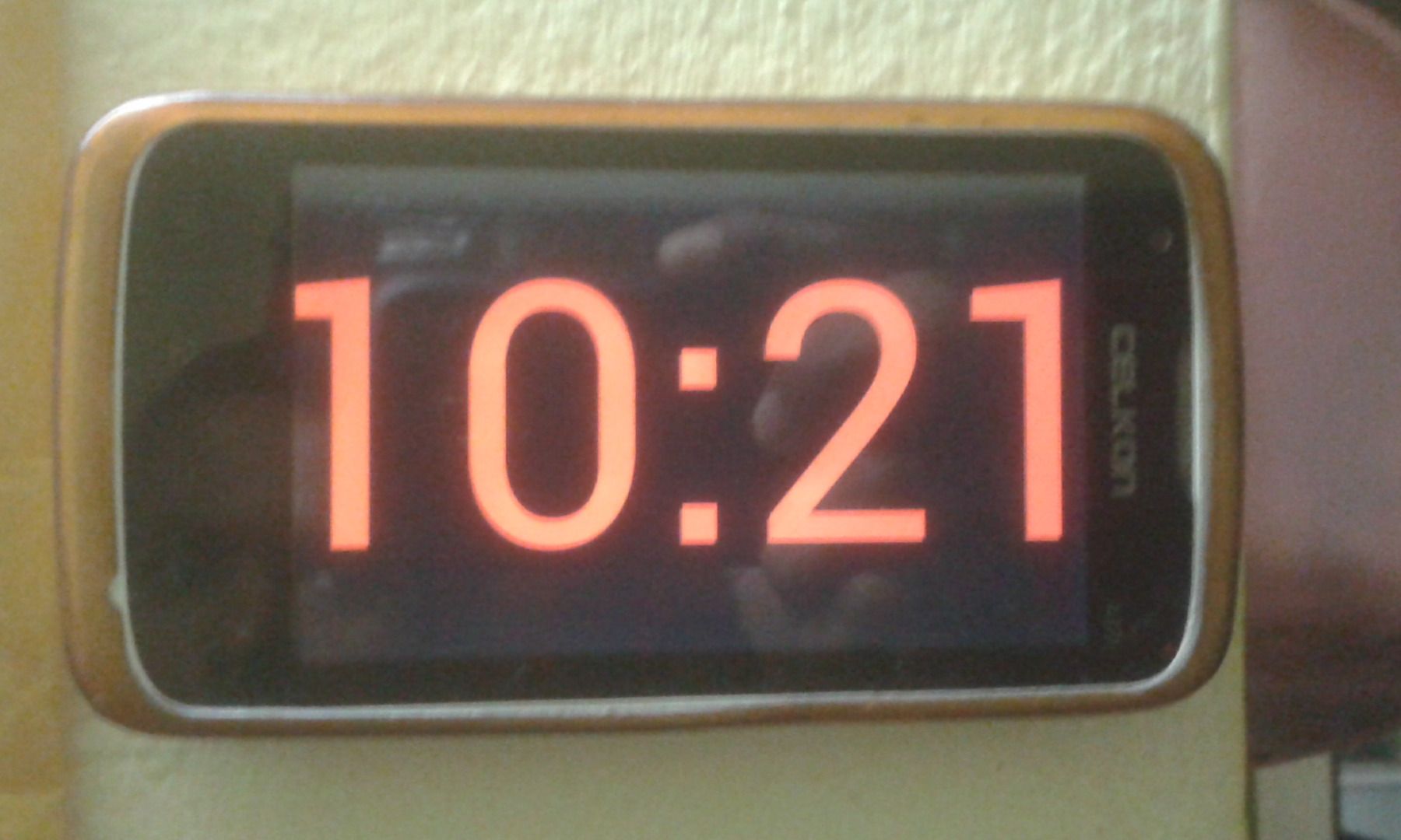 Mobile Digital Wall Clock : 6 Steps - Instructables