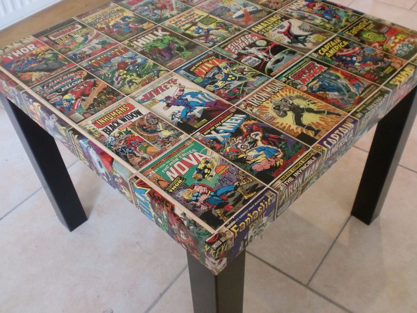 Super Table - Covered With Comic Books (with Pictures) - Instructables
