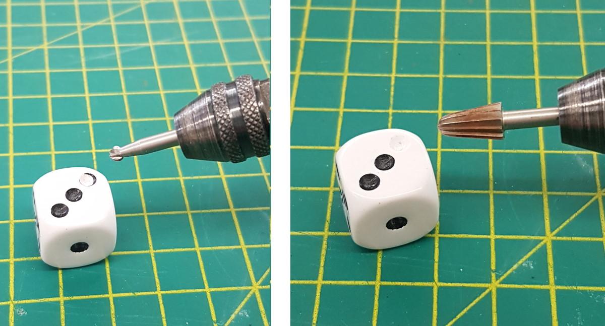 Modified Regular Dice for the Royal Game of UR : 5 Steps (with Pictures ...