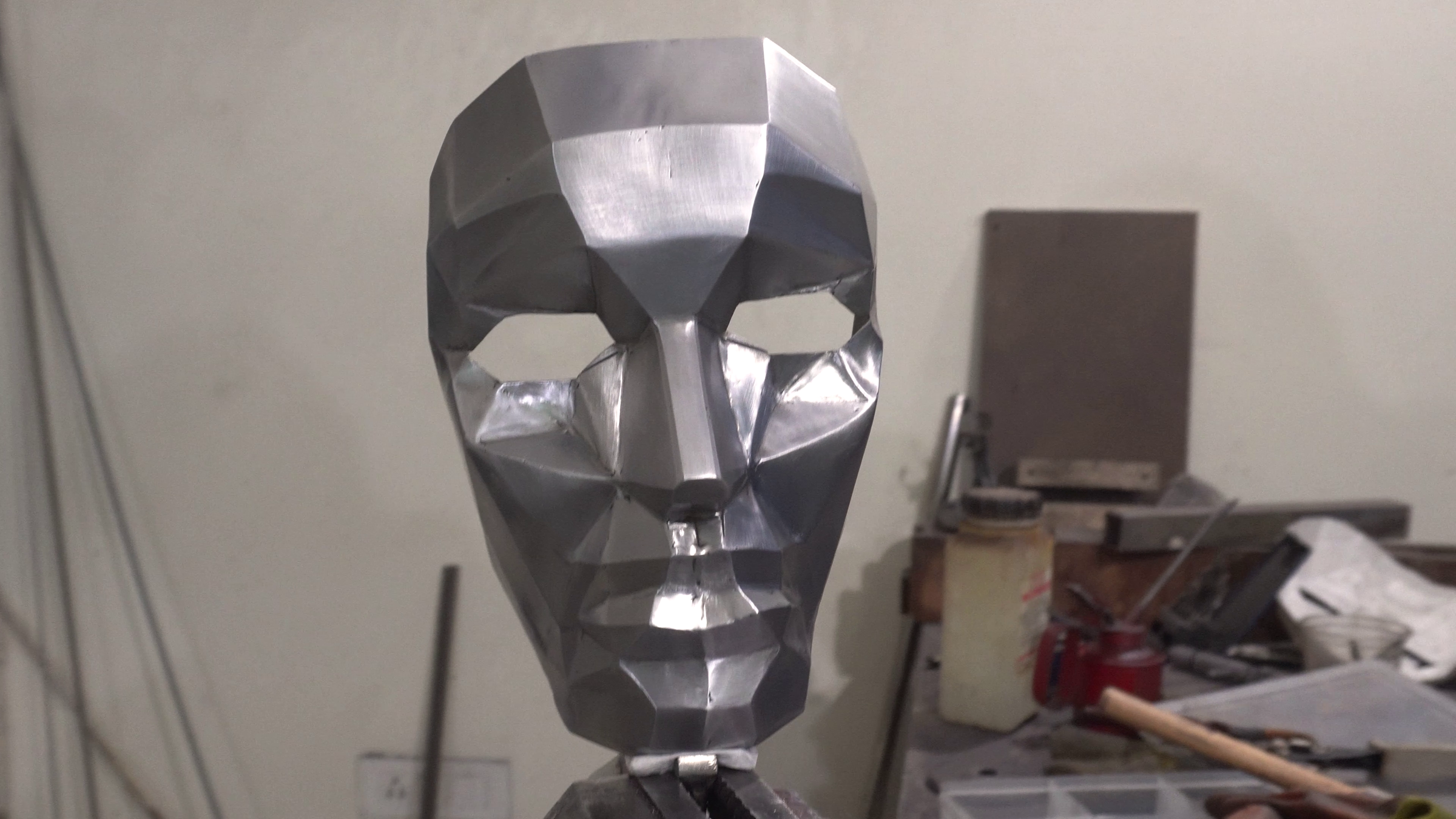 Sheet Metal Front Man Mask : 10 Steps (with Pictures) - Instructables