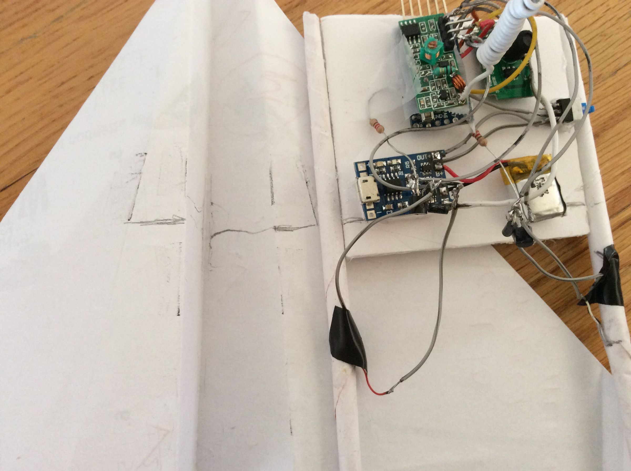 How to Make a Radio Controlled Paper Plane (and Learn About Electronics ...