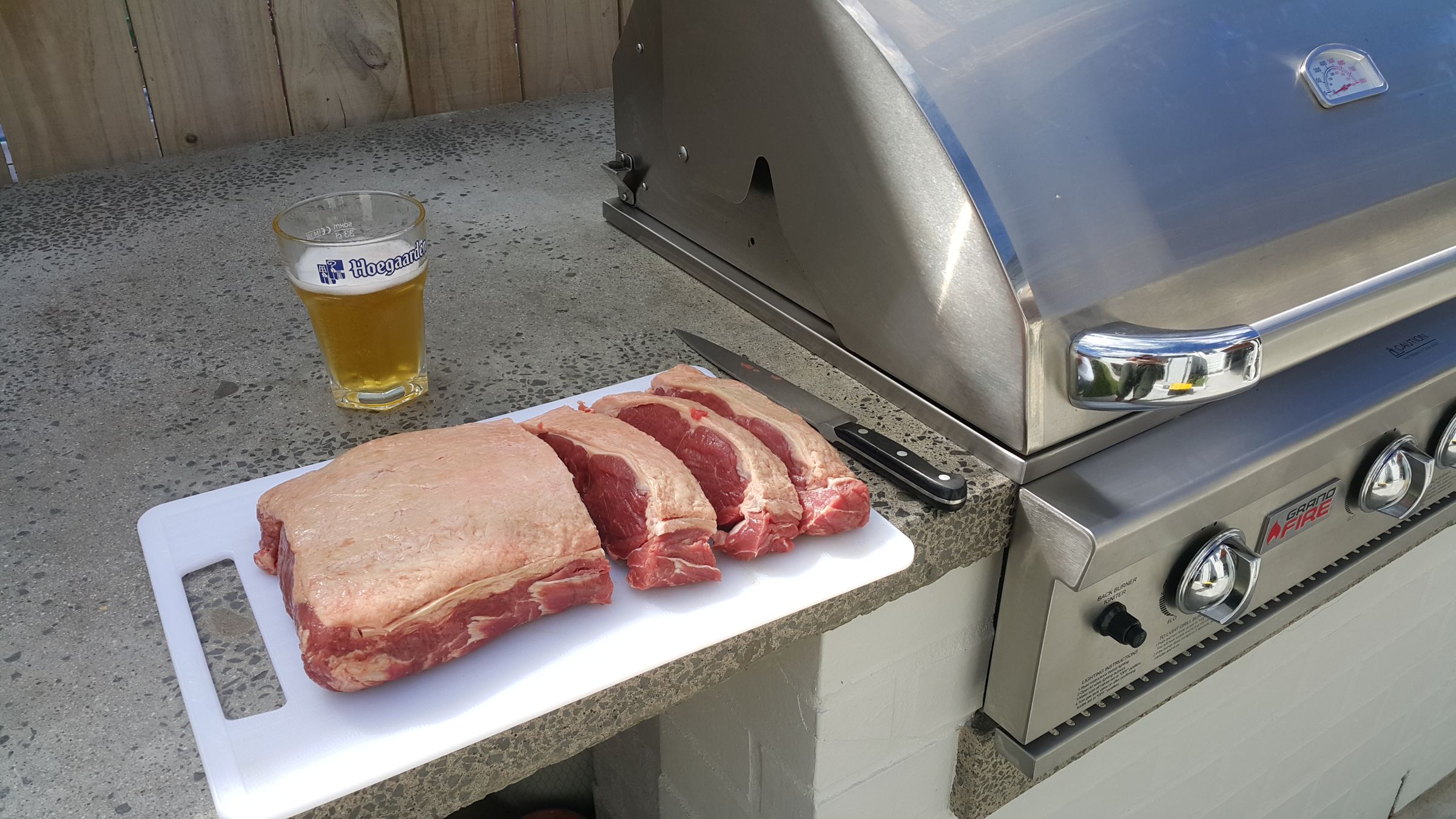 Brick and Polished Concrete BBQ Table : 9 Steps (with Pictures ...