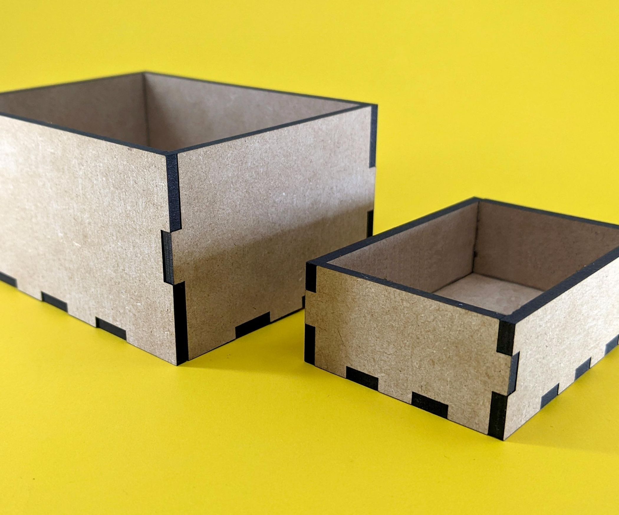 Laser Cut Boxes With Finger Joints, Understanding All the Settings : 6 ...