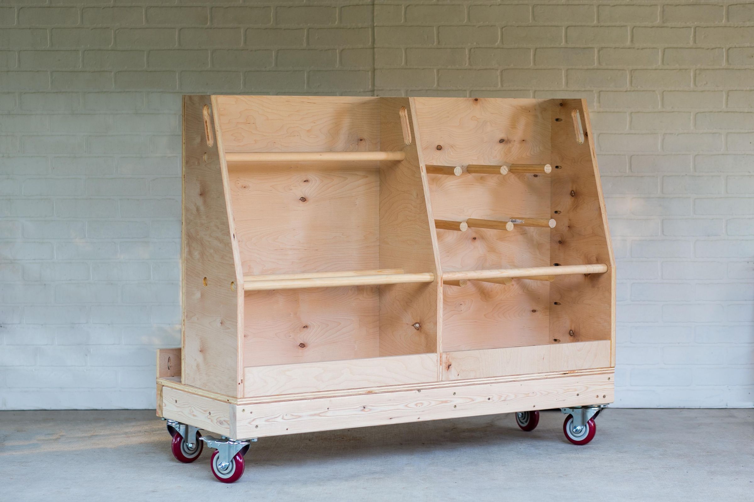 DIY Mobile Plywood and Lumber Storage Cart | Only 1 Sheet of Plywood ...