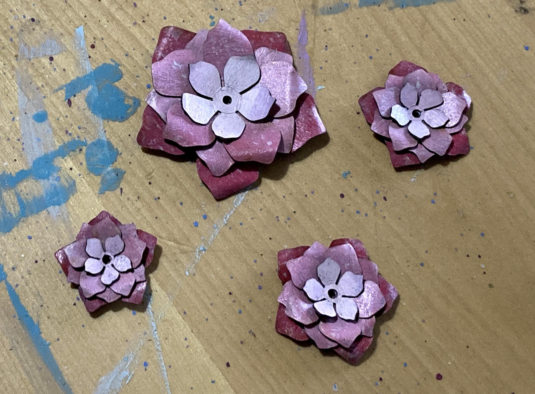 Cardboard Floral Wall Art With Lights : 10 Steps (with Pictures ...