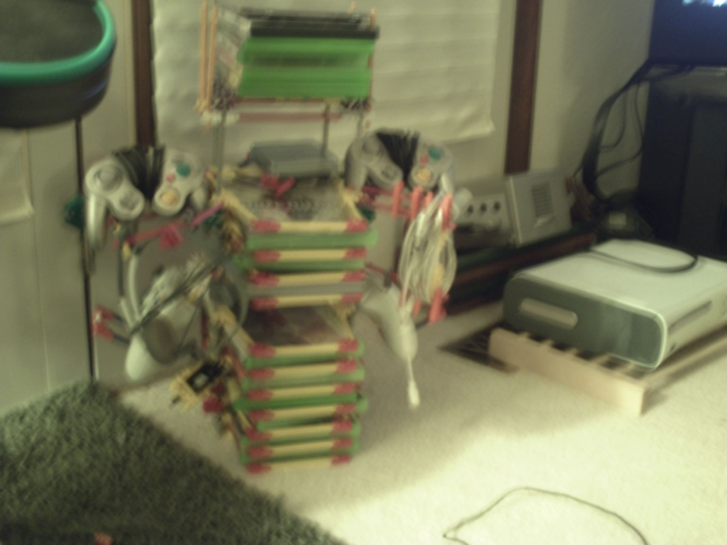 Knex Xbox 360 Game, Controller, Console, and Guidebook Cabinet ...